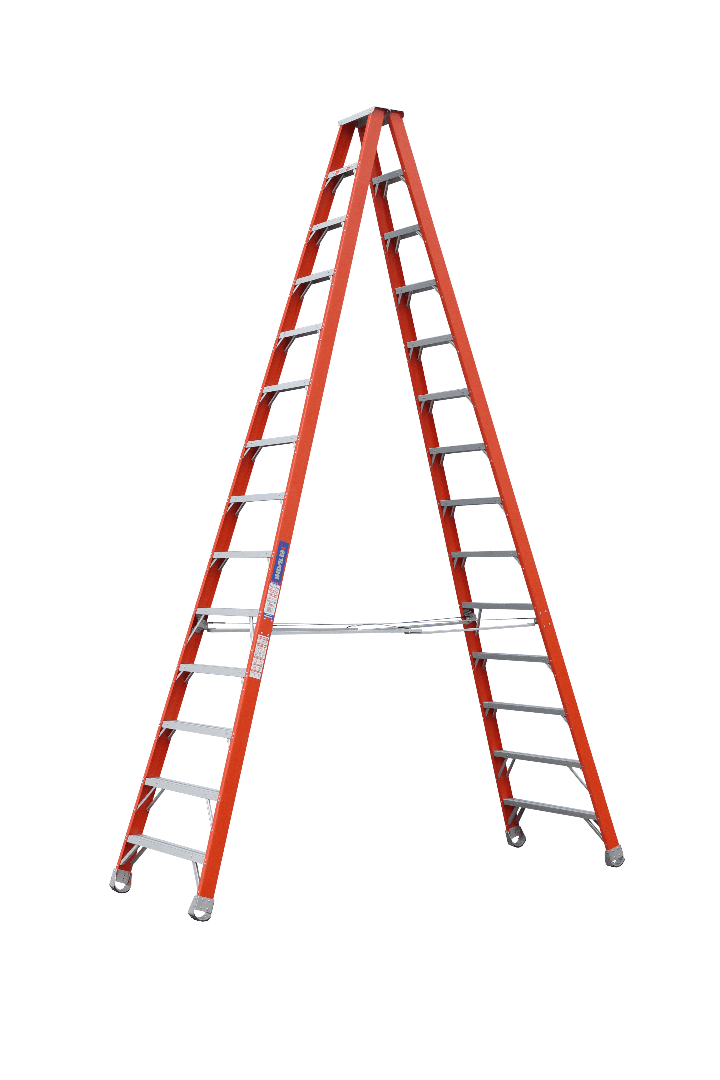 INDALEX 14ft (4.3m) Industrial Fibreglass 150KG Pro Series Double Side ...