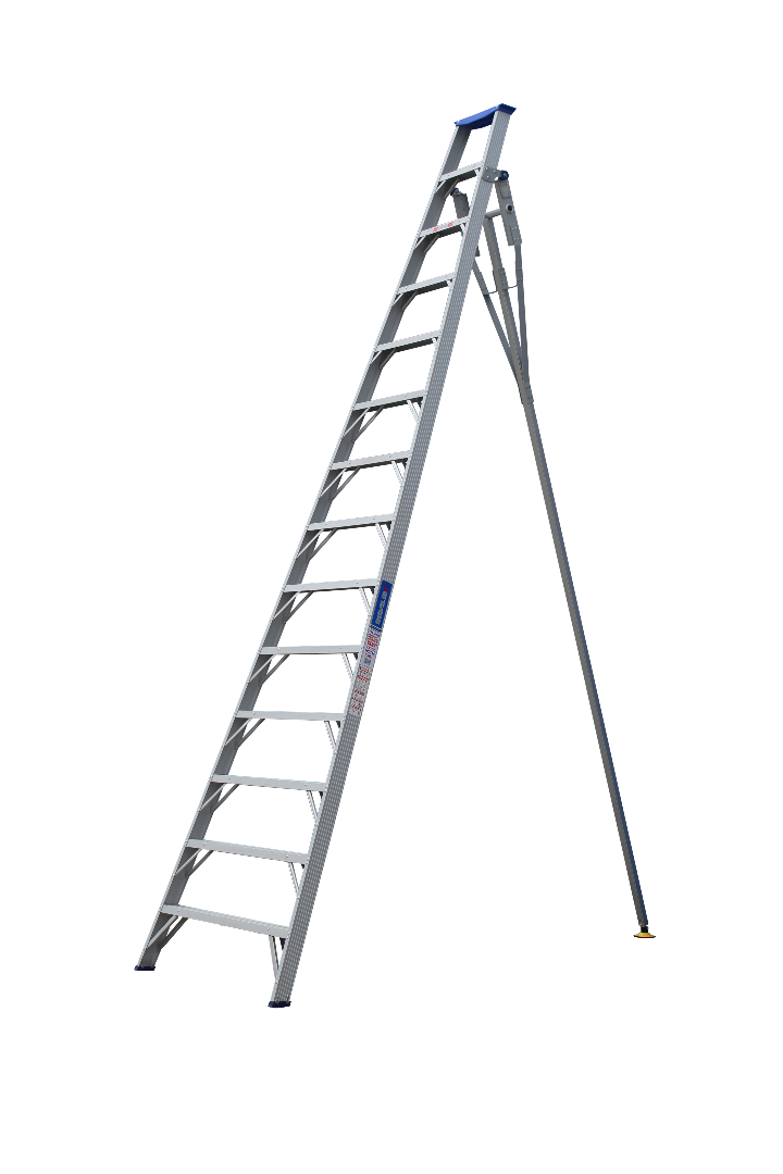 Indalex Pro Series Aluminium Single Sided Step 14ft (4.3M) – Ladders4U