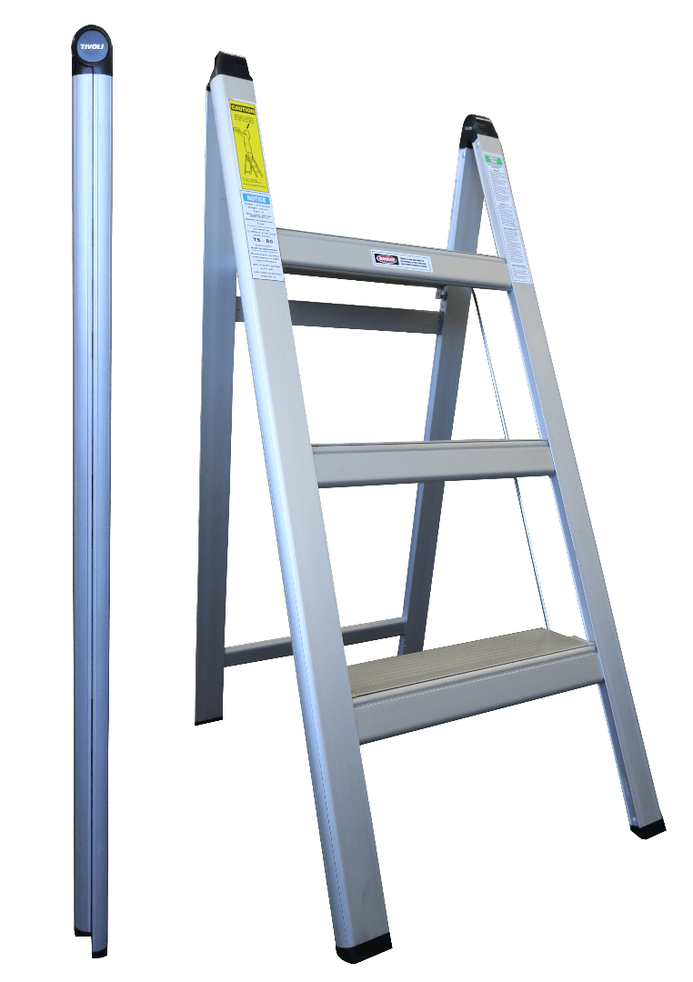INDALEX 3ft (0.9m) Domestic Aluminium 100KG Slimline Stepladder – Ladders4U