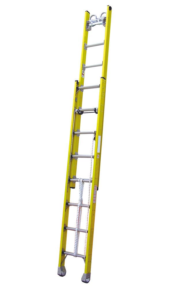 INDALEX 25ft (4.5m-7.6m) Industrial Fibreglass 150KG Pro Series Extens ...